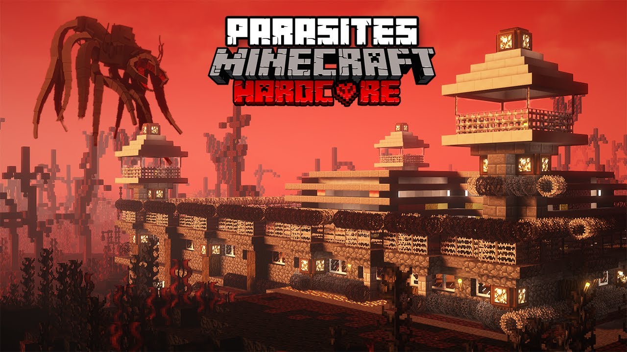 Surviving 100 Days in a Parasite INFESTATION in Minecraft Hardcore ...