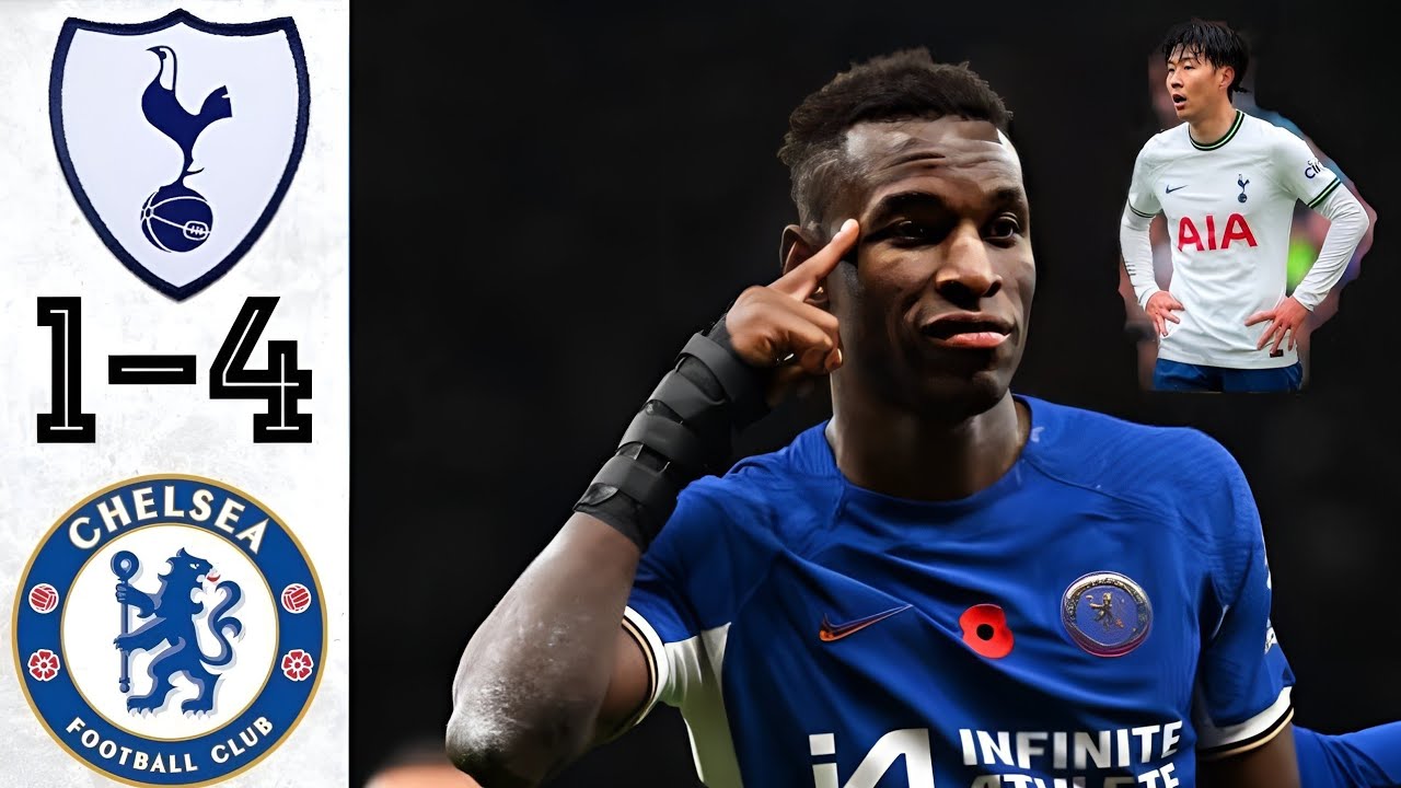 Tottenham vs Chelsea 1-4 - YouTube
