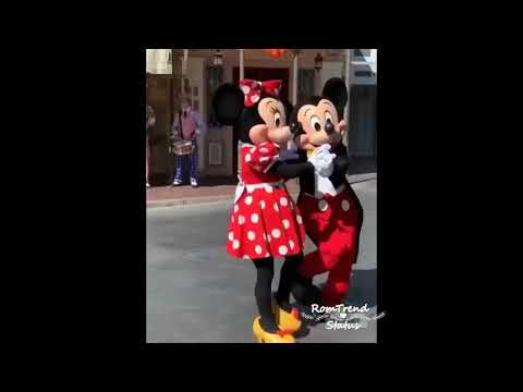 Mickey Mouse Dance Cartoon Whatsapp Status || RomTrend Status