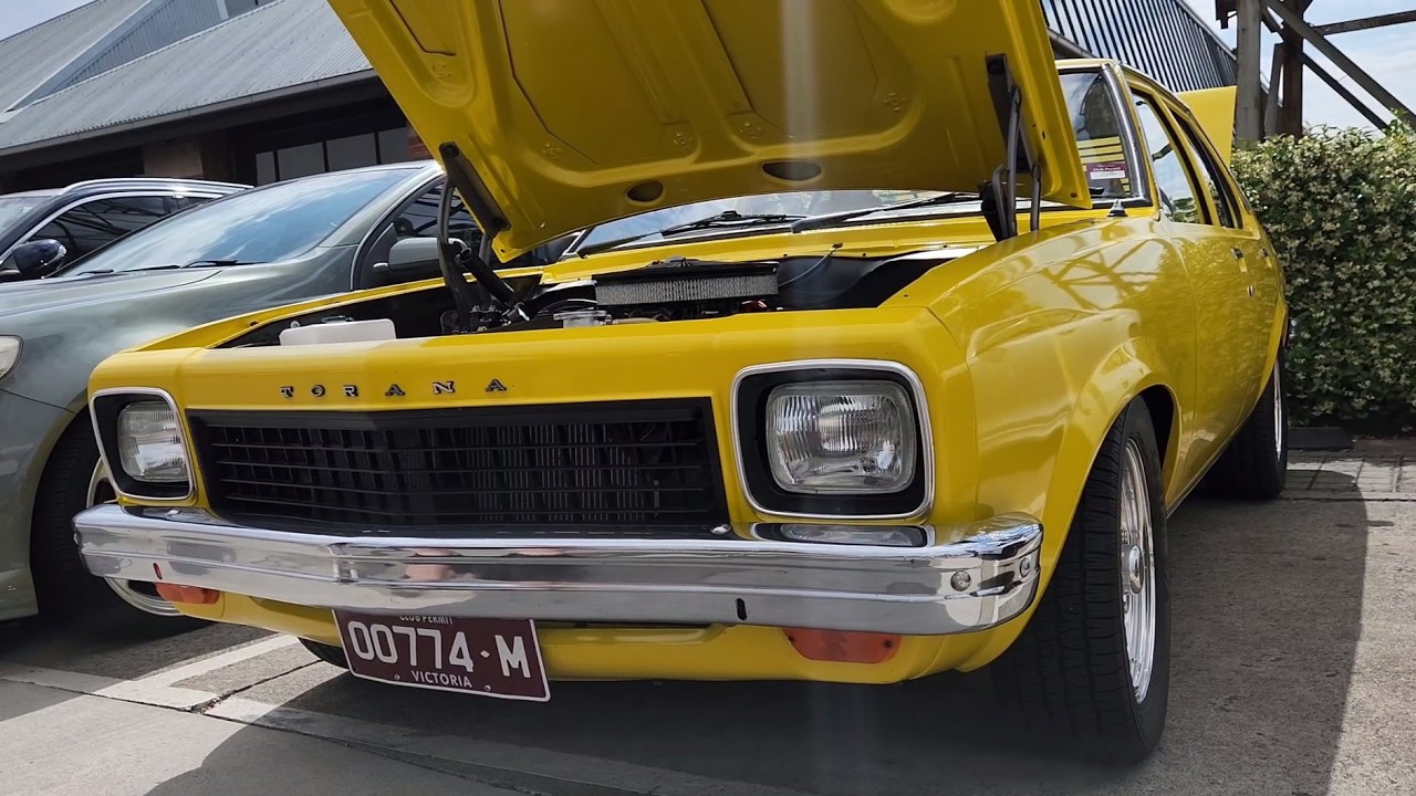 Home Built Yellow Holden Torana + Other Yellow Muscle Cars - YouTube