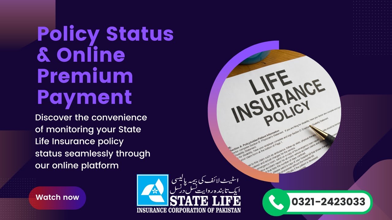 How to get State Life Policy status and pay the premium online via ...