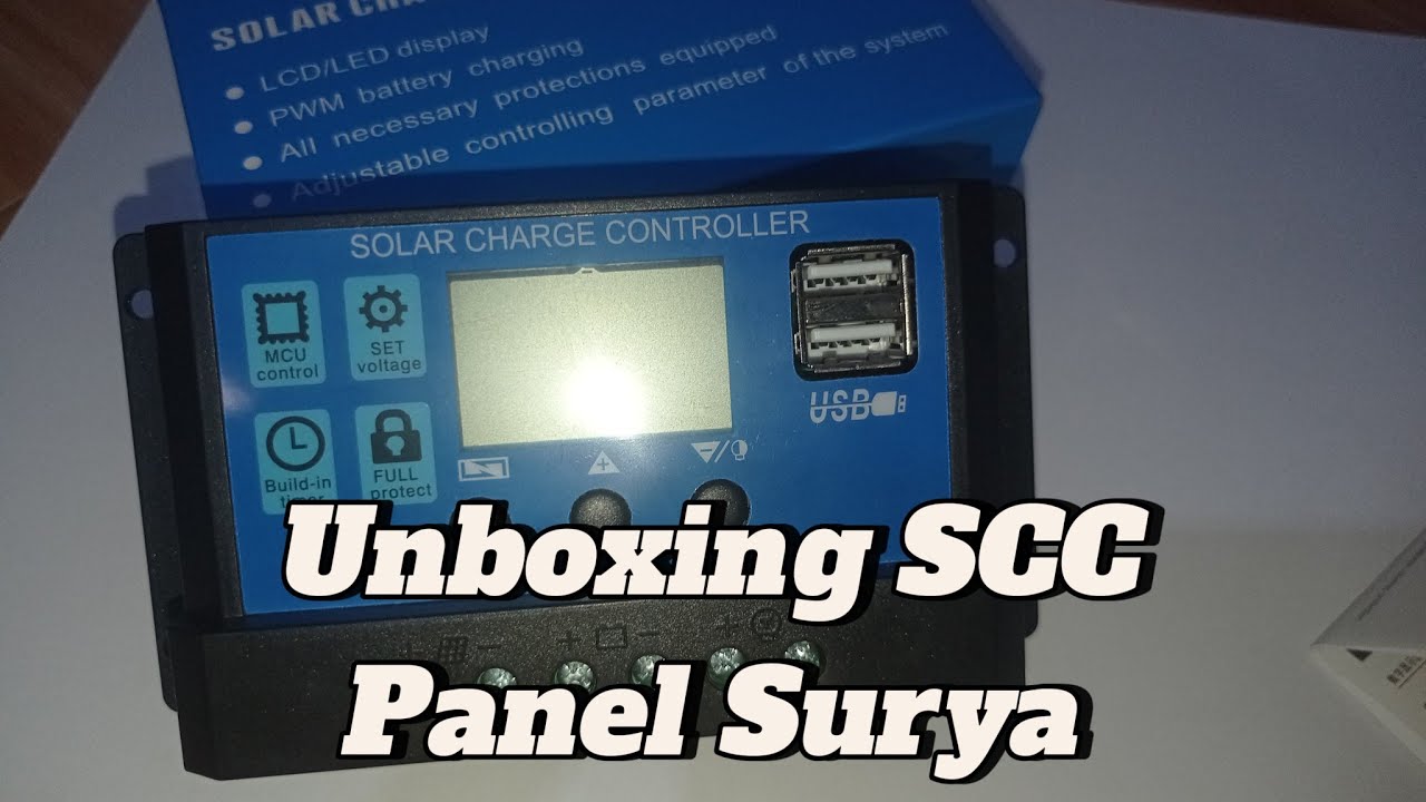 Unboxing Solar Charge Control Panel Surya - YouTube