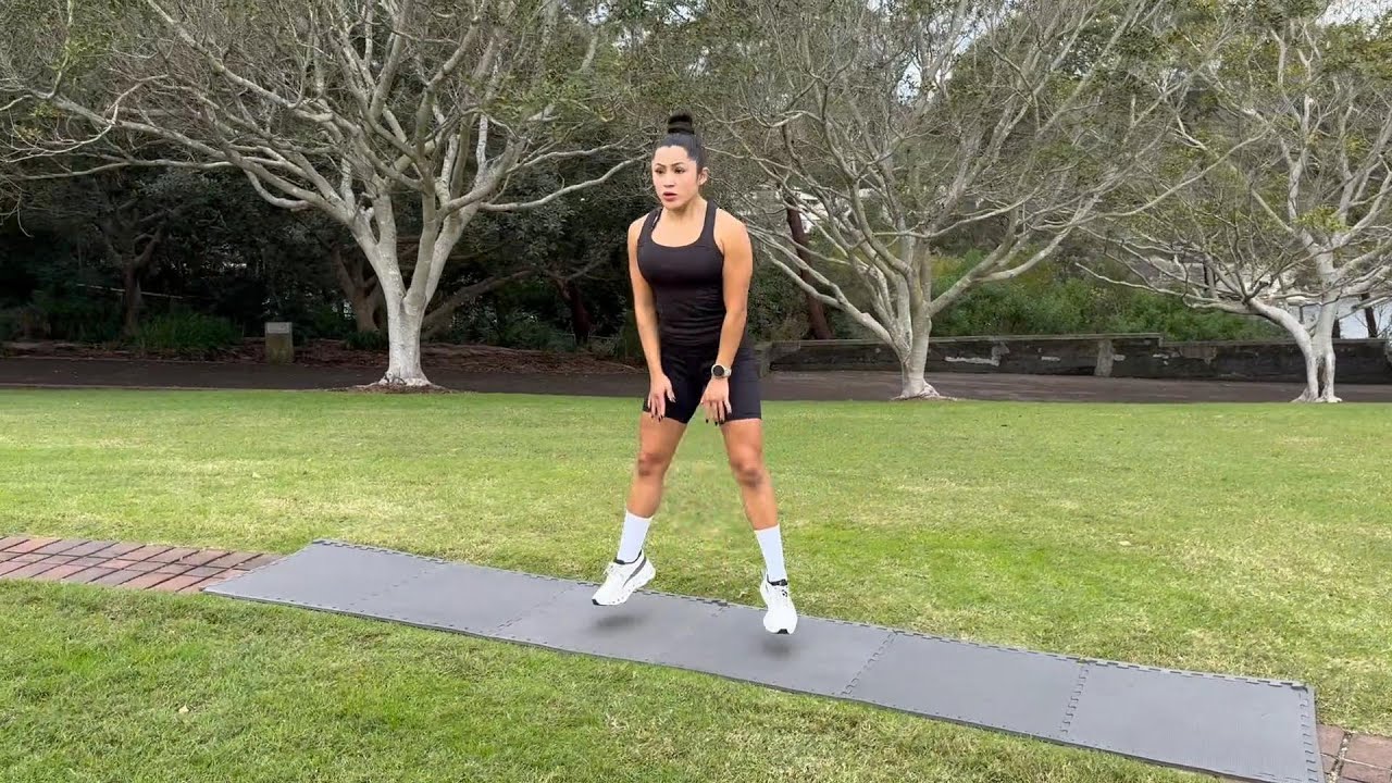 Squat Jump touch floor - YouTube