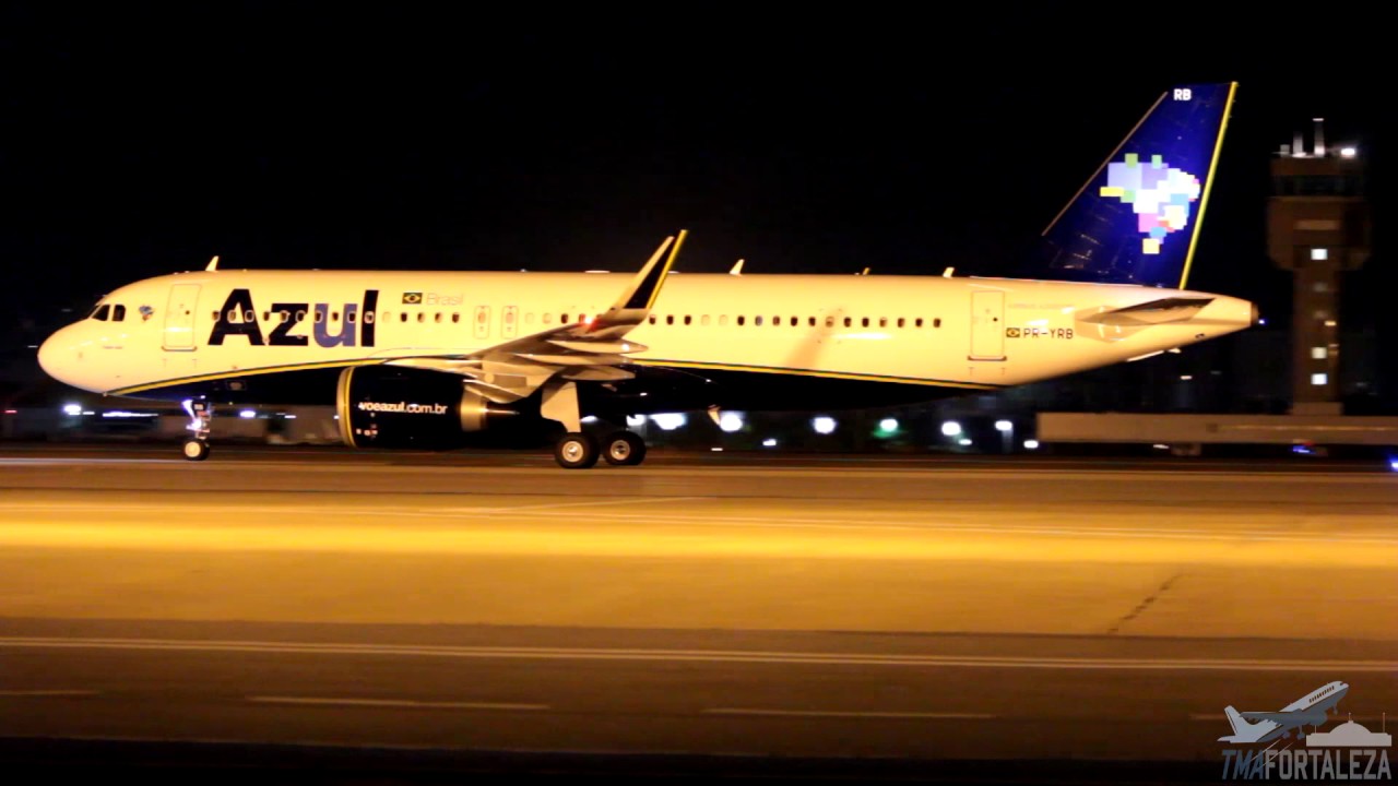 [SBFZ/ FOR] Pouso & Decolagem RWY13 Airbus A320-251N(WL) PR-YRB Azul ...