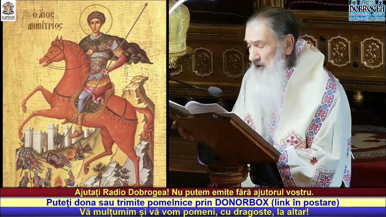 🔴 Acatistele Maicii Domnului, al Sf.M.Mc. Dimitrie și al Sf.Cuv. Dimitrie cel Nou - YouTube