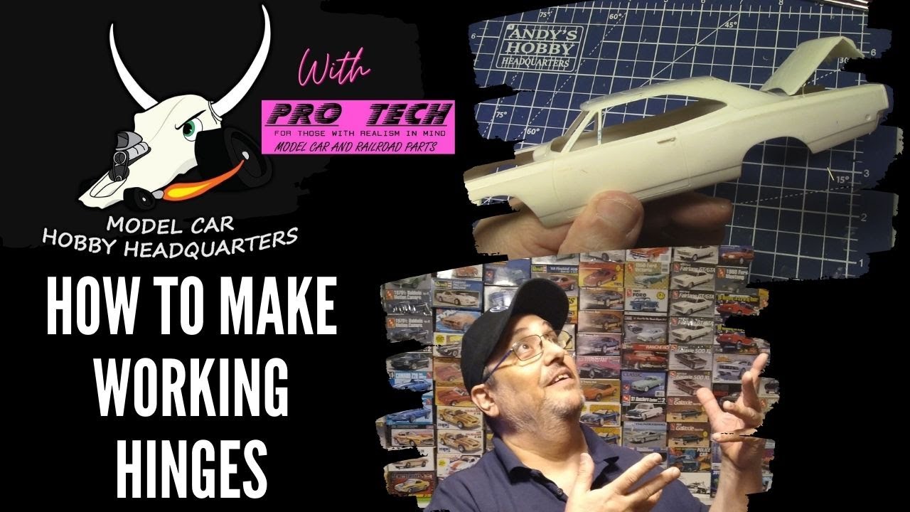 How To Make Working Hinges On Scale Model Cars Ep.208 - YouTube