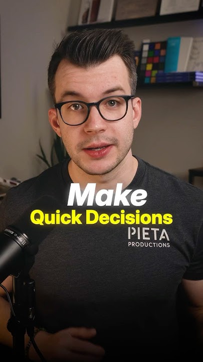 How to Make Better Decisions Faster - YouTube