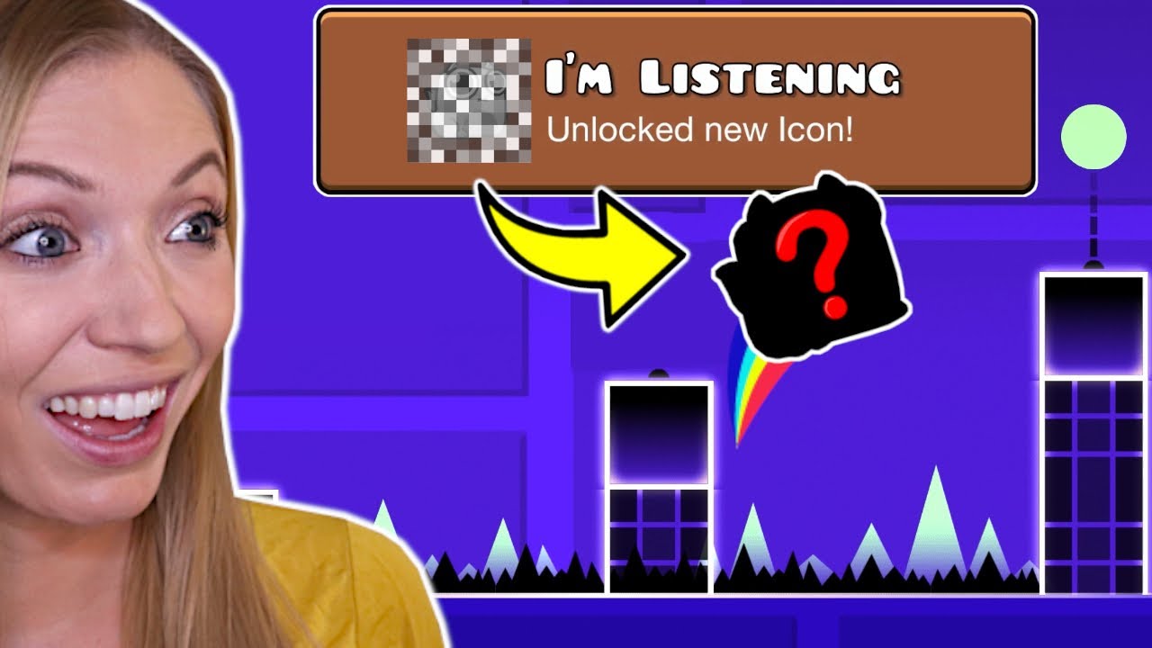 I UNLOCKED My NEW Geometry Dash Icon! - YouTube