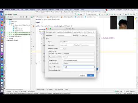 CARA BUAT APK DI ANDROID STUDIO - YouTube