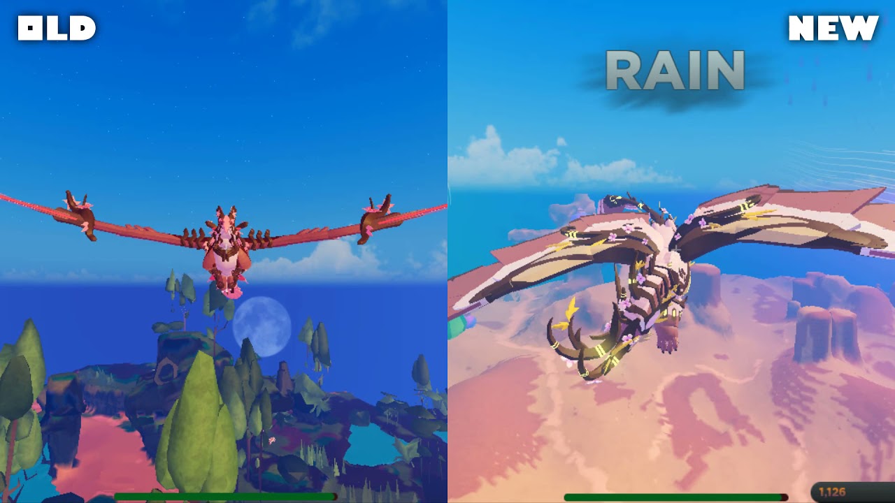 New and Old Saukuryn Comparison - Creatures of Sonaria - YouTube