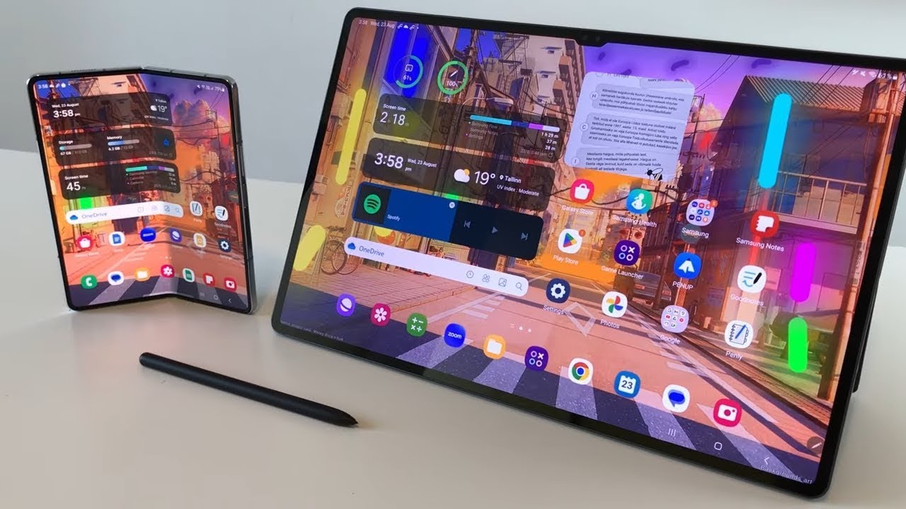 How to Use Samsung Galaxy Z Fold 5 in Tab S9 Ultra Perfect Companions ...