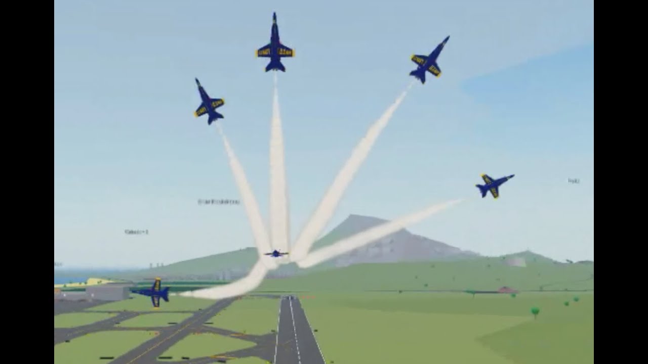 Ptfs blue angels roblox game. - YouTube