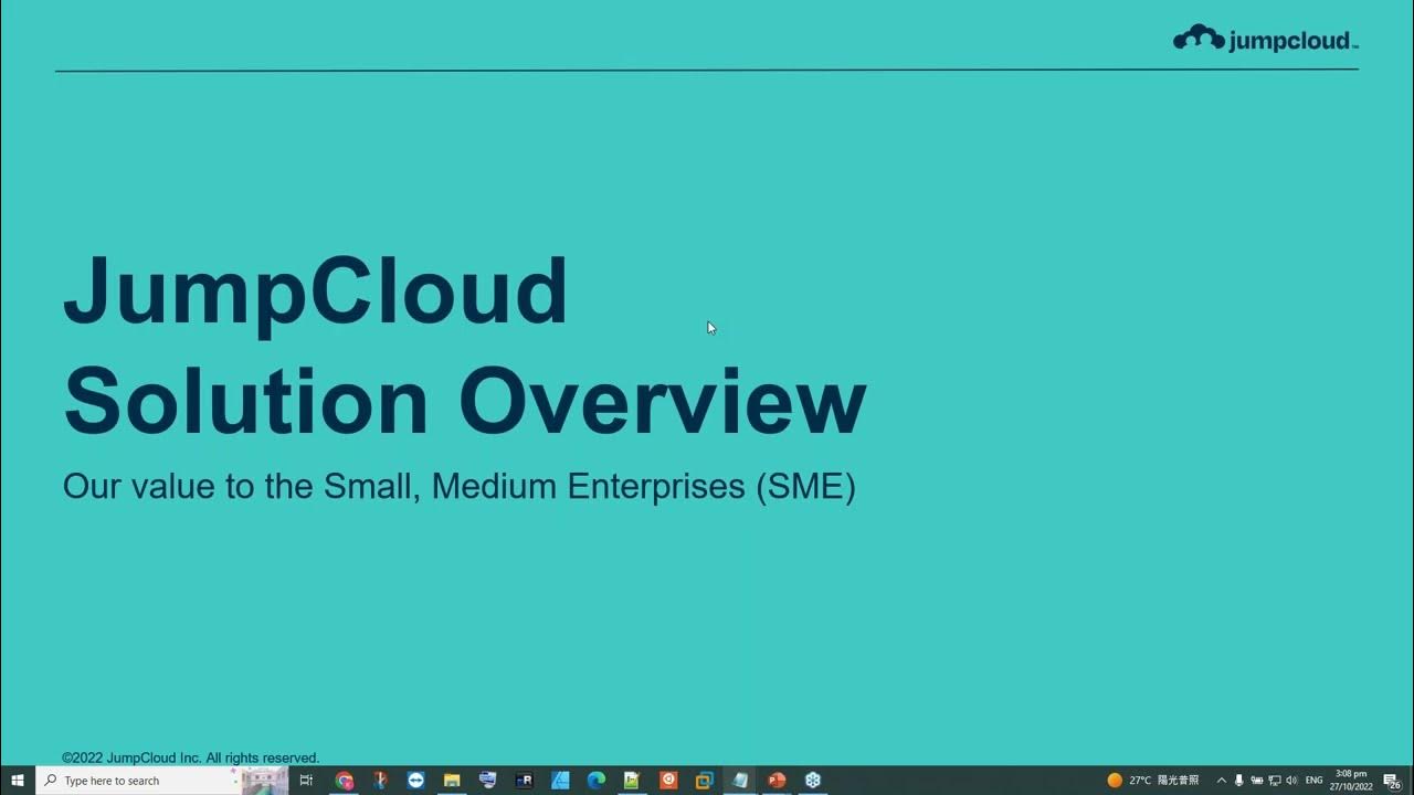 JumpCloud Webinar: Unifying SSO & MFA to Reduce IT Complexity - YouTube