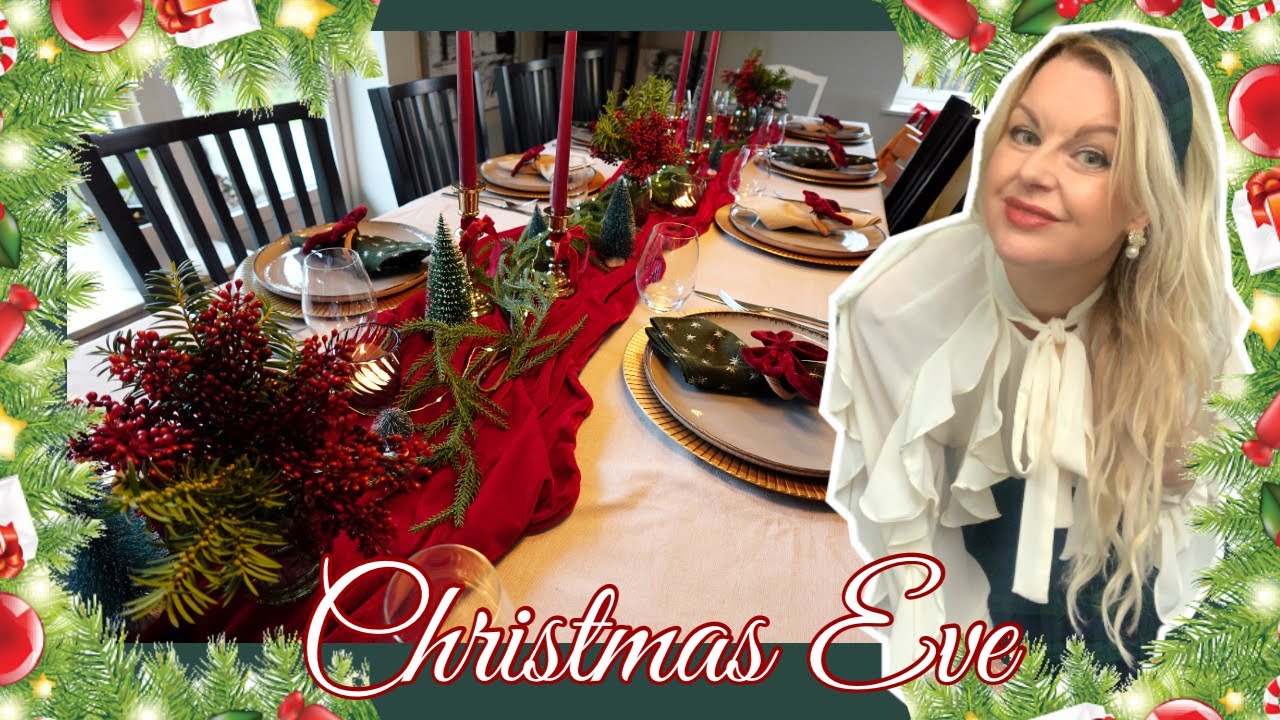 Christmas Eve | Christmas tablescape | What I got for Christmas | VLOG ...