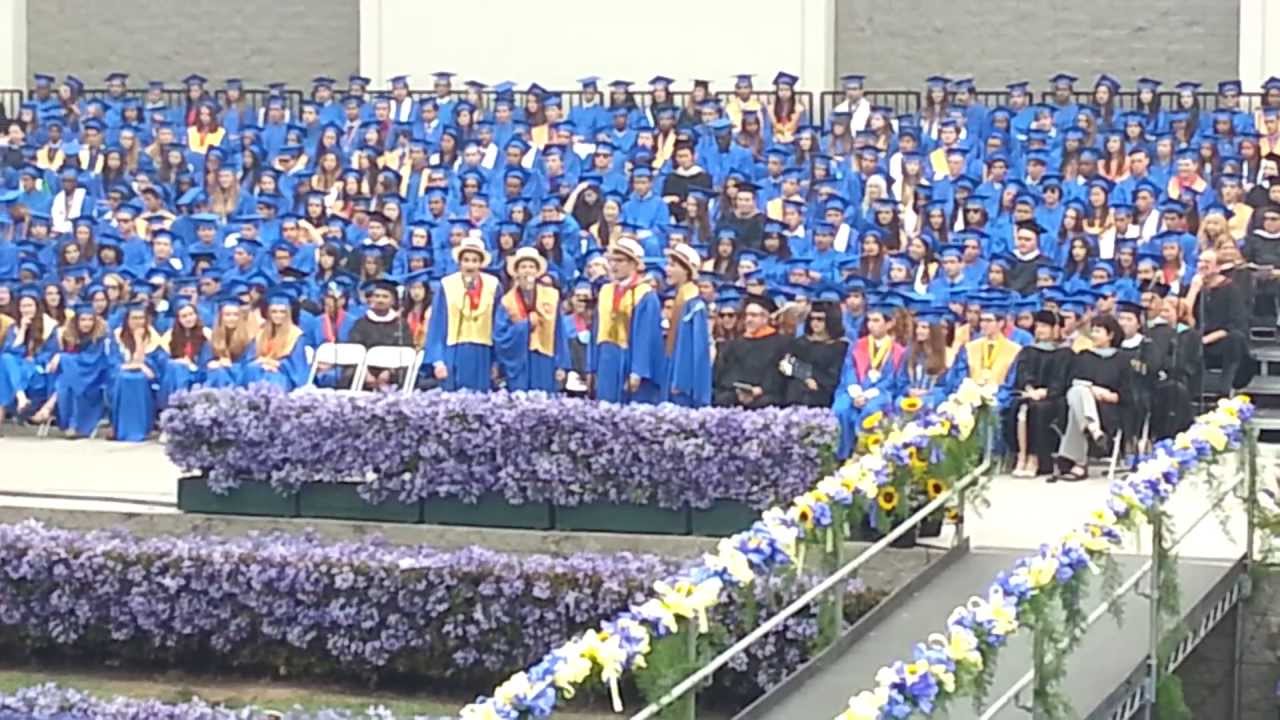 Samohi Barbershop Quartet at graduation 6 7 13 - YouTube