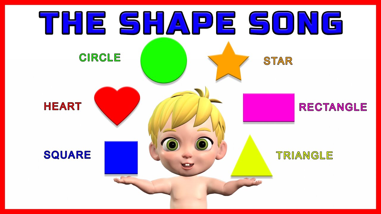 Shapes Name | Poems for Kids | Toddler Songs | Kids Movies | Preschool ...