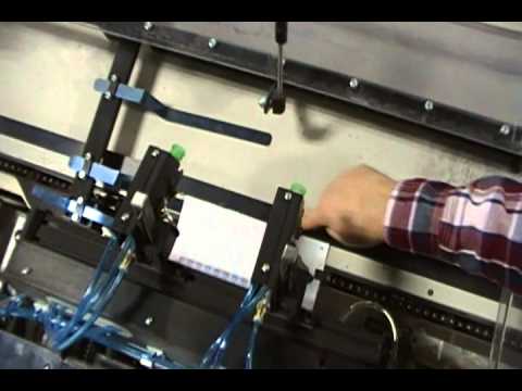 FlowMaster inserter...setting front table side to side adjustment ...