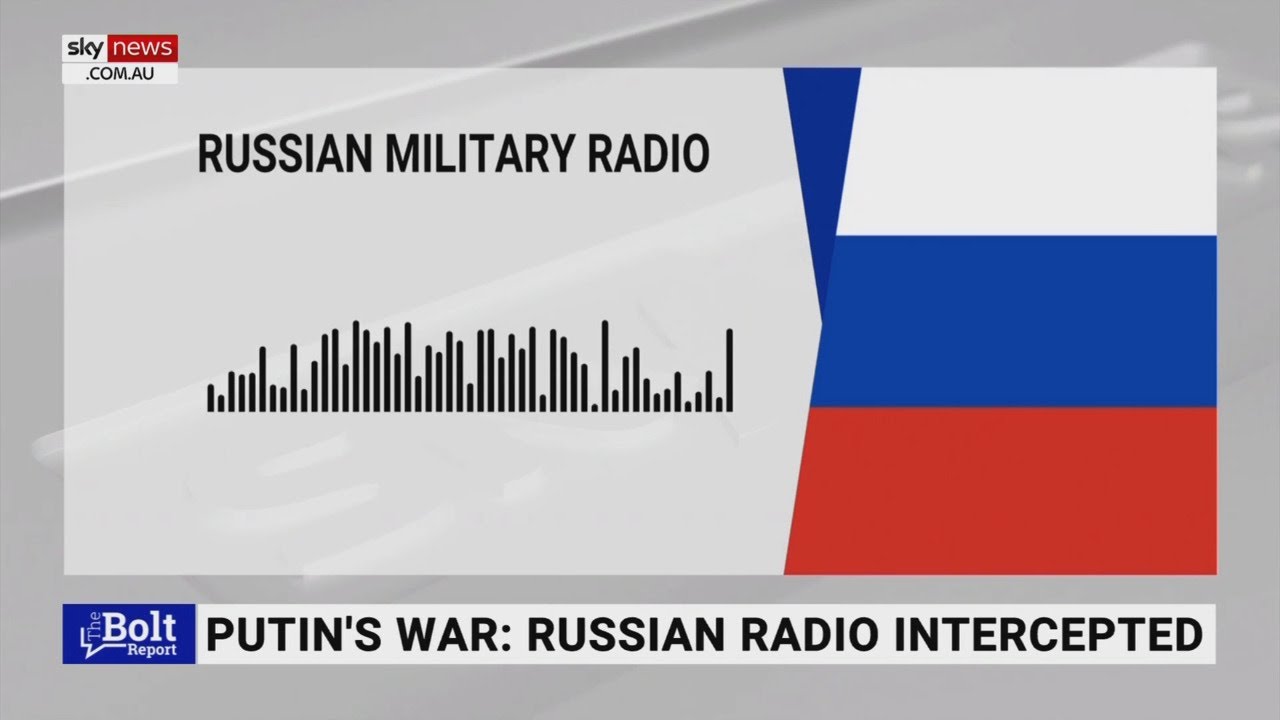 Radio communications from Russian troops acquired by British spatial ...