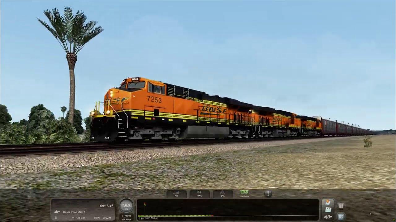 Train Simulator 2021 - [GE ES44AC] - BNSF M-BARSDG, Pt. 1 [GWD131] - 4K UHD - YouTube