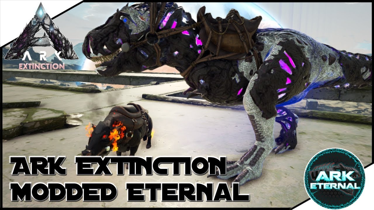 ARK: Extinction Modded - Corrupted Celestial Rex und ein Demonic ...