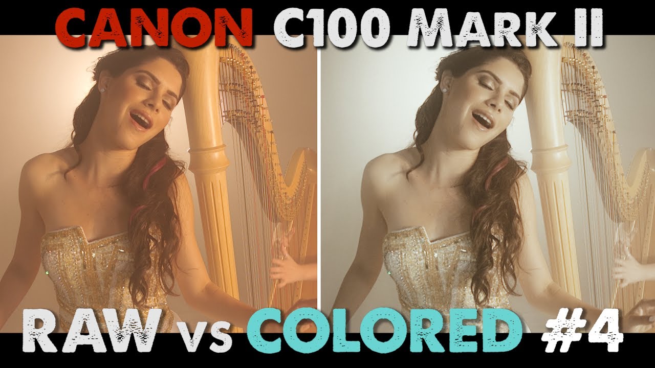 Canon C100 Mark II - Raw Footage vs Colored - Comparisons #4 Angelic ...