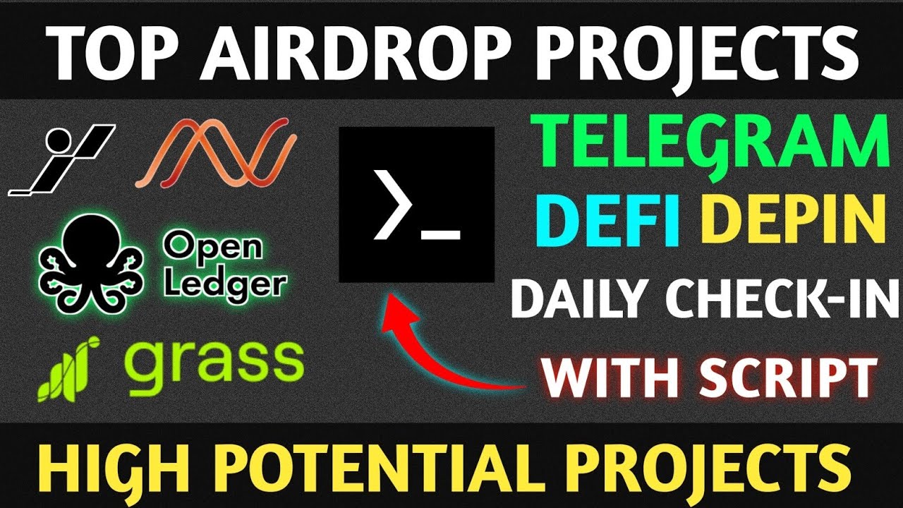 Top 10 Airdrop Projects To Grind 🫡-1 - YouTube