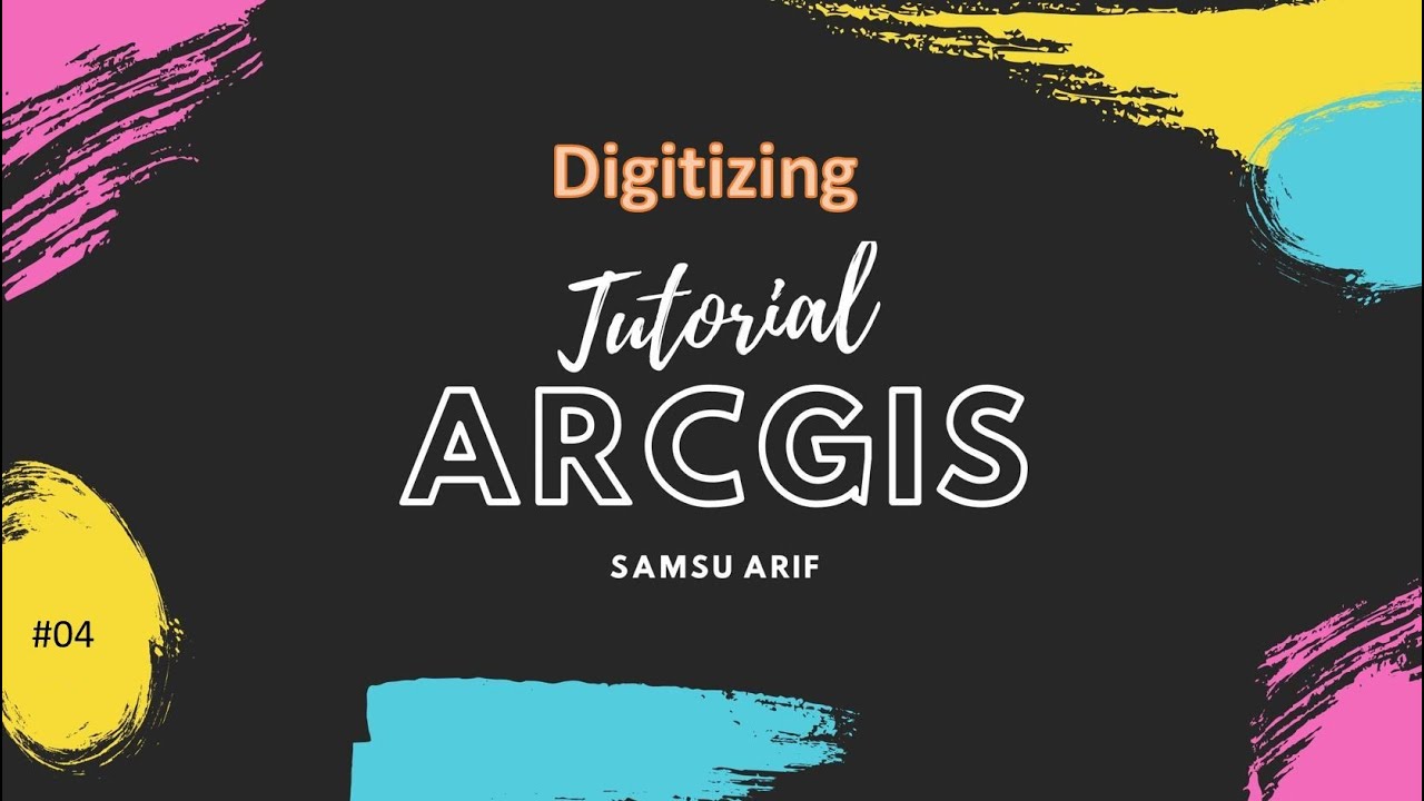 Tutorial ArcGis #04 Digitizing - Mudah melakukan Digitasi Peta dengan ...
