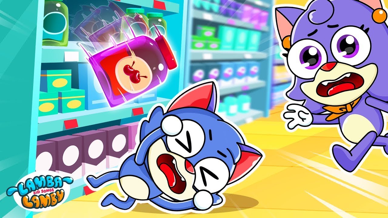 Danger In The Supermarket Song 🛒| Good Manners | Funny Kids Songs ...