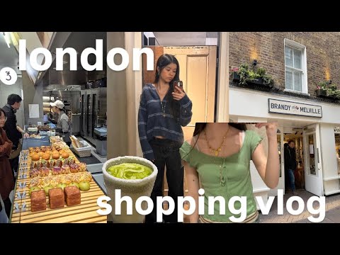 london shopping vlog + try on haul | brandy melville, subdued, matcha 