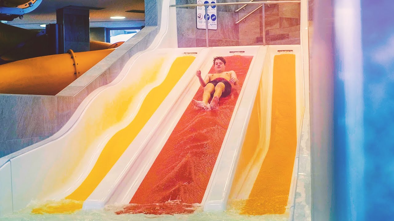 Trio Slide - Kids Racer Water Slide at Zugspitz Resort - YouTube