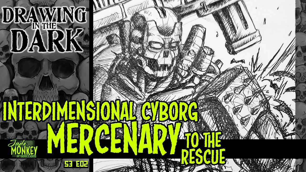 Draw a Combat Cyborg from Rifts - YouTube