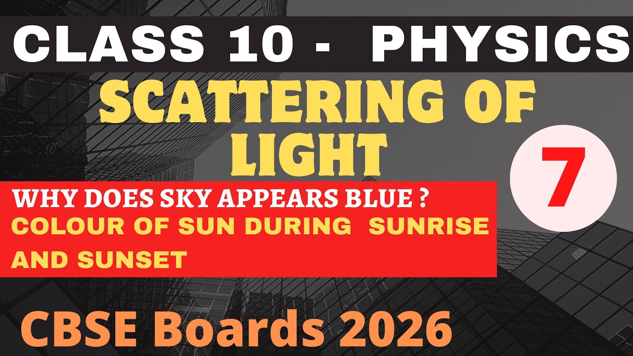 “Why Sky is Blue & Sun is Red? | Scattering of Light Class 10 Physics ...