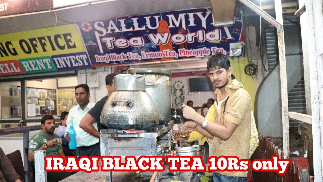 IRAQ BLACK TEA IN MIRA ROAD | PINEAPPLE TEA | LEMONE TEA - YouTube