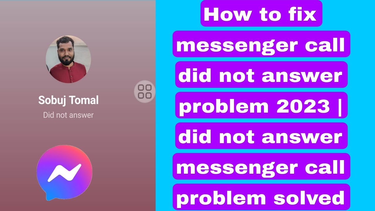 How to fix messenger call did not answer problem 2023 | did not answer ...
