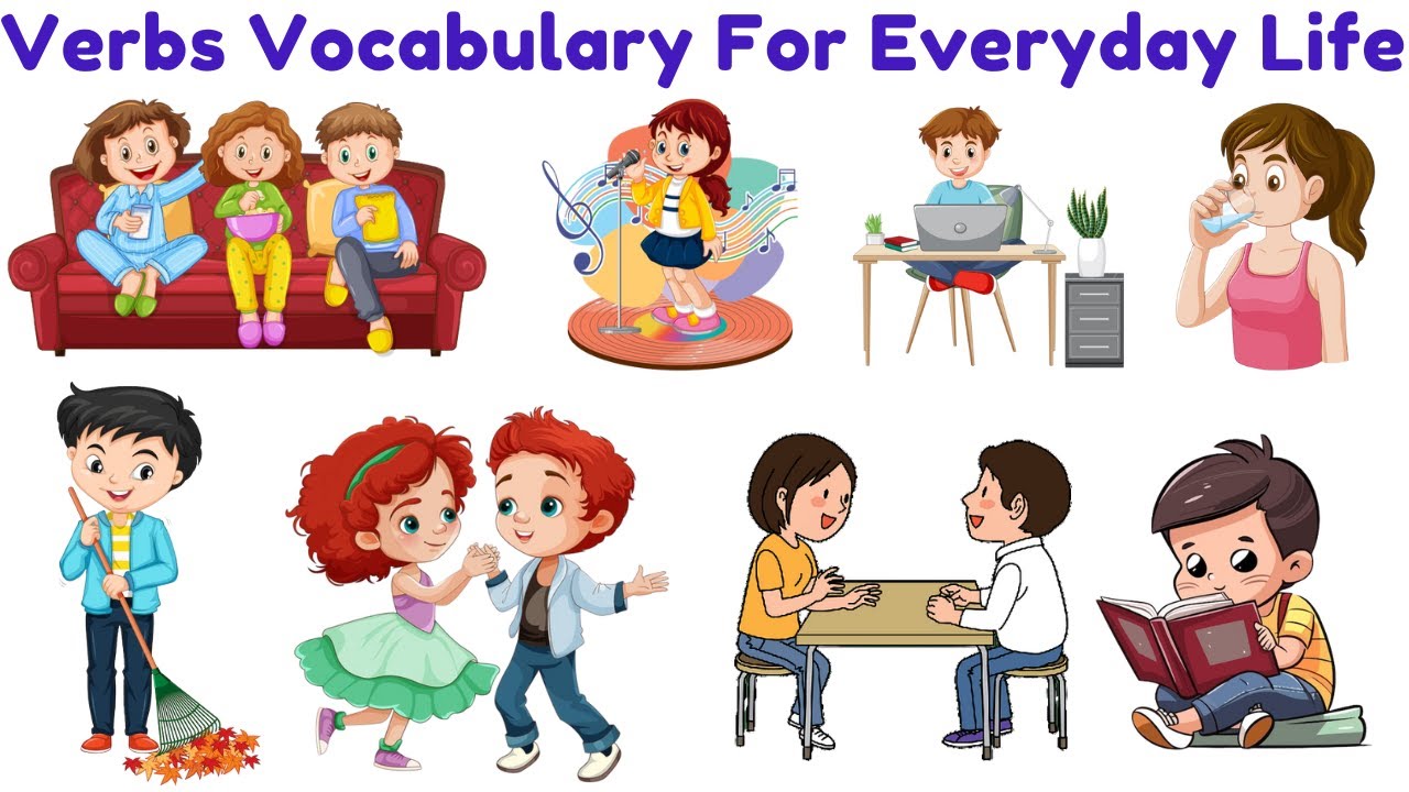 Verbs Vocabulary For Everyday Life | Verbs In English | English ...