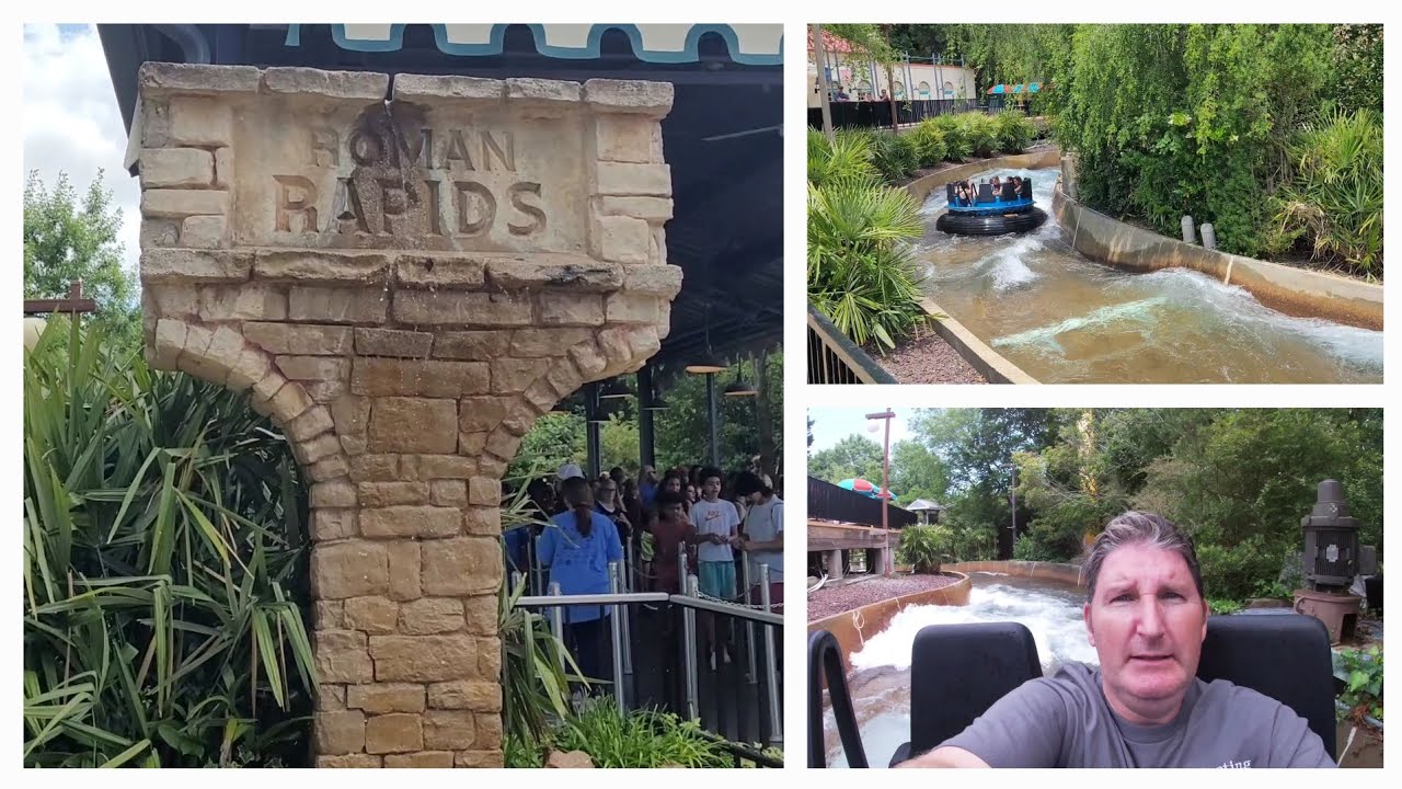 Roman Rapids | Busch Gardens Williamsburg - YouTube