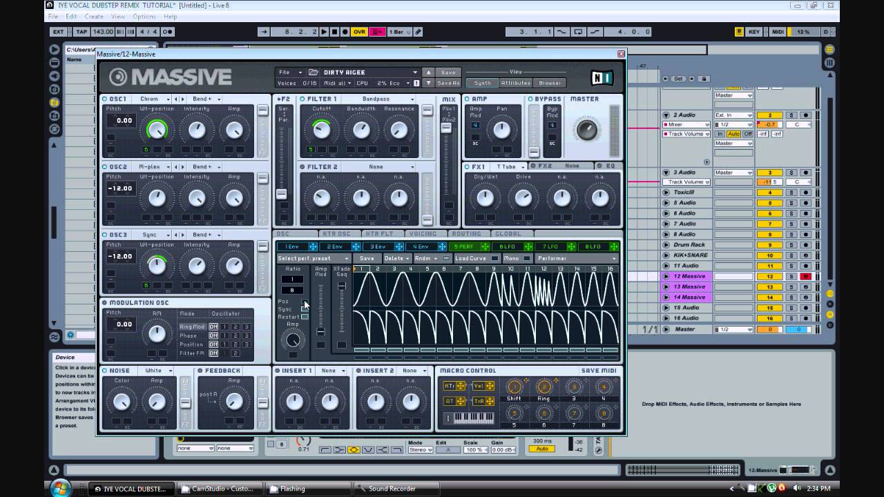 HEAVY DUBSTEP BASS MASSIVE TUTORIAL+free preset - YouTube