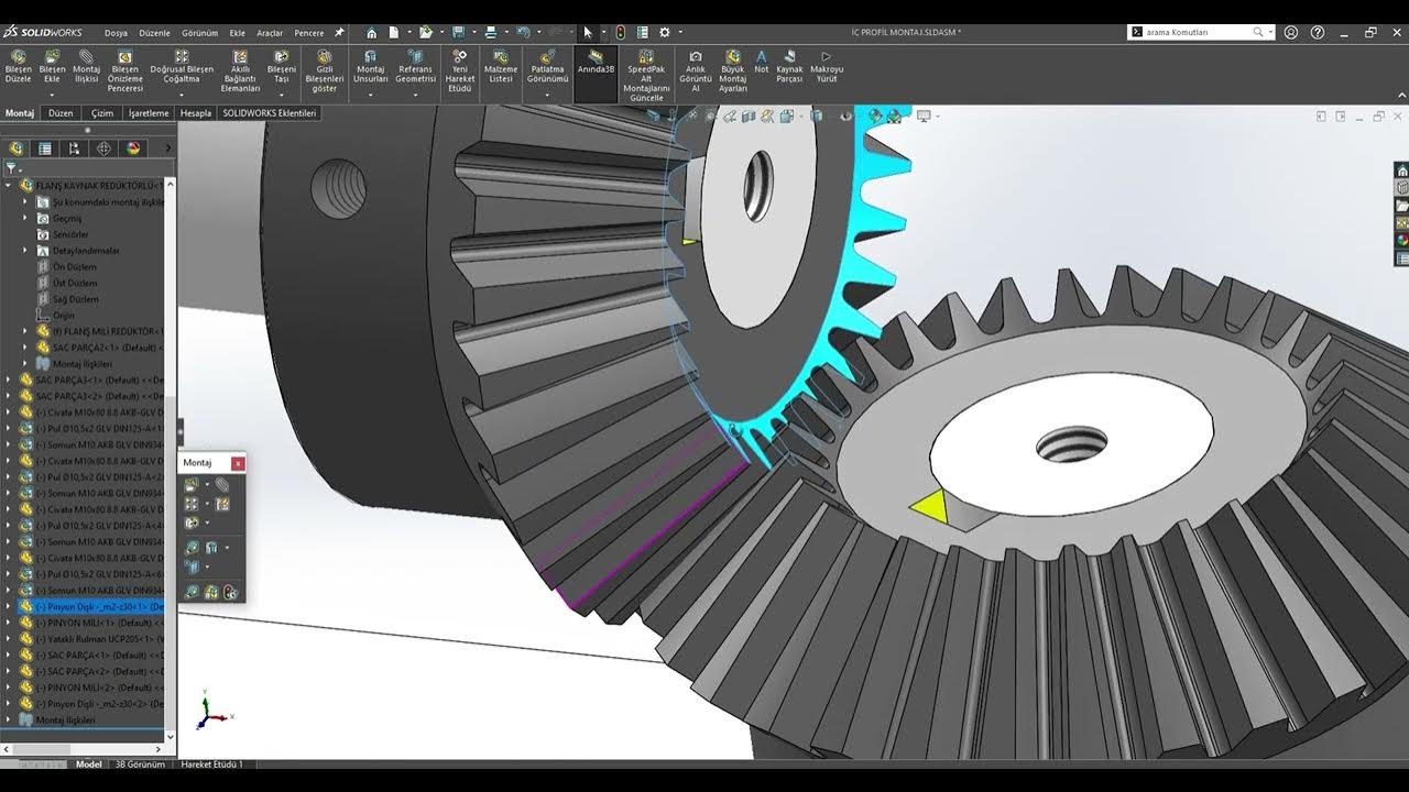 Rotational Casting Machine Design Part 3 #solidworks - YouTube
