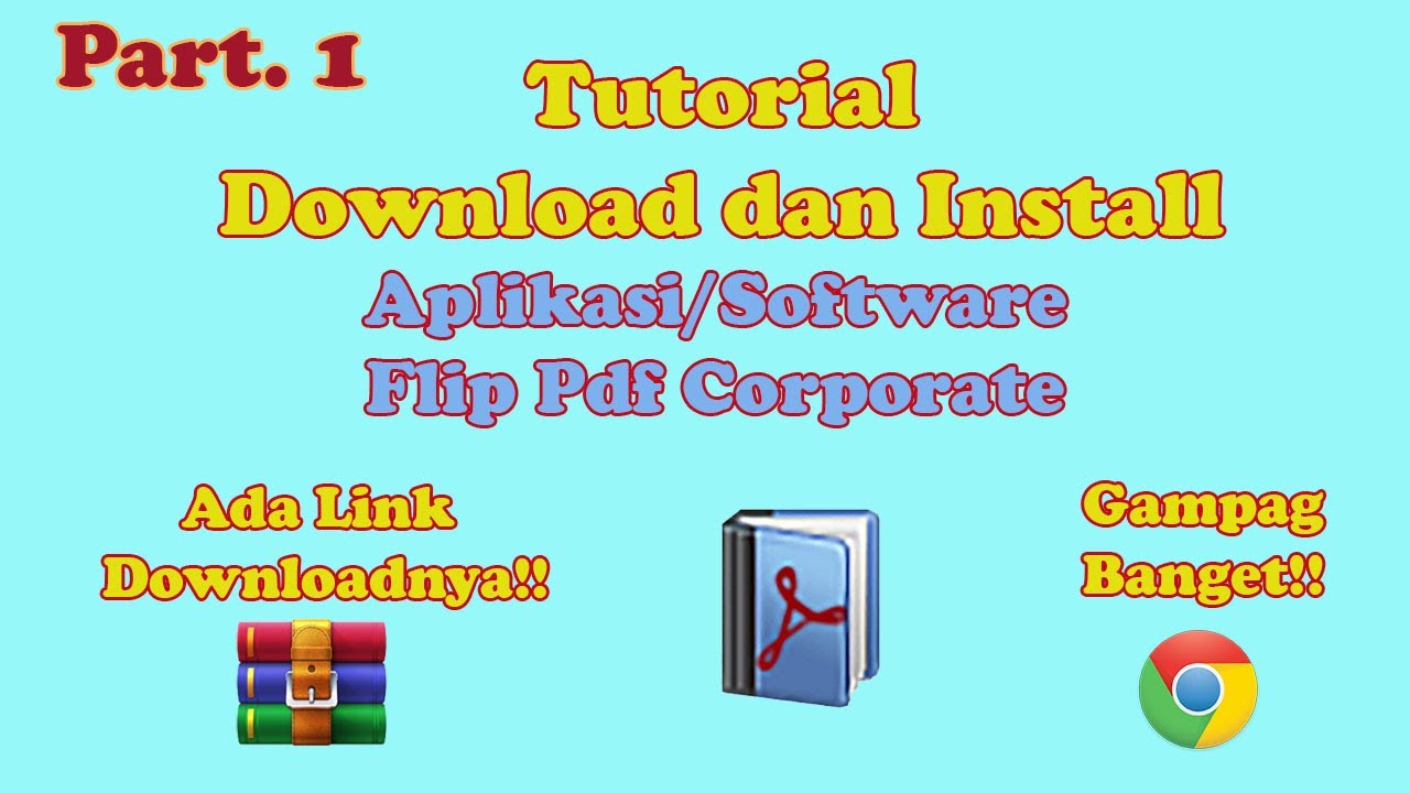 Tutorial Download dan Installasi Flip PDF Corporate|Part 1 - YouTube