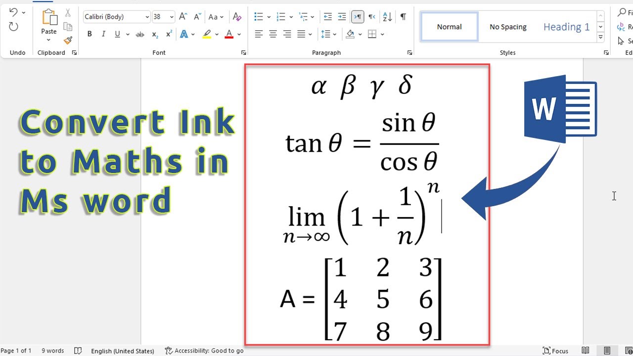 How To Convert Ink To Maths In Microsoft Word Create Mathematics How To Convert Ink To Maths In Microsoft Word Create Mathematics