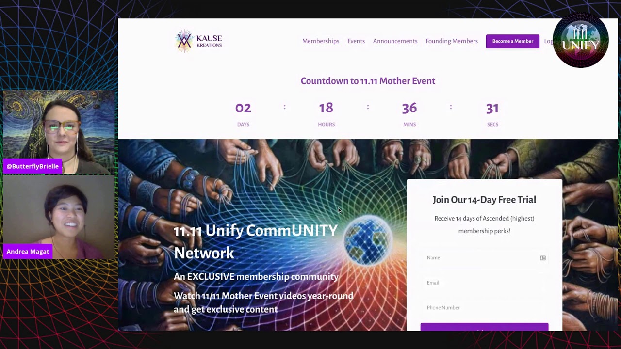 11.11 Unify Virtual Event Instruction Manual with Manifestation Media ...