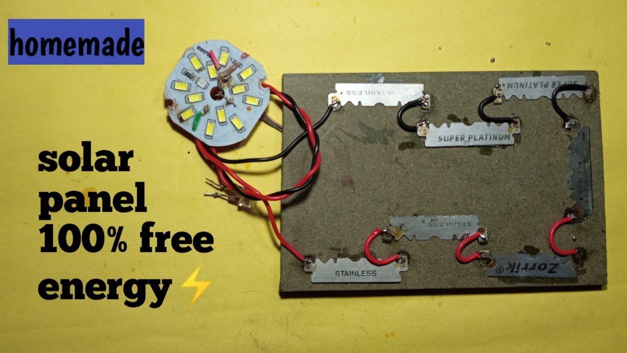 How to make solar panel | सोलर पैनल कैसे बनायें घर पर|| solar panel ...