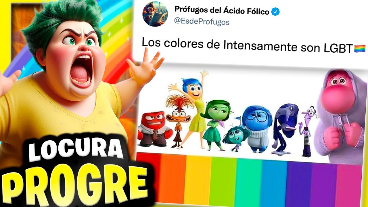 Los colores de Intensamente son una METÁFORA LGBT 🌈🤣 Inside Out 2 - YouTube