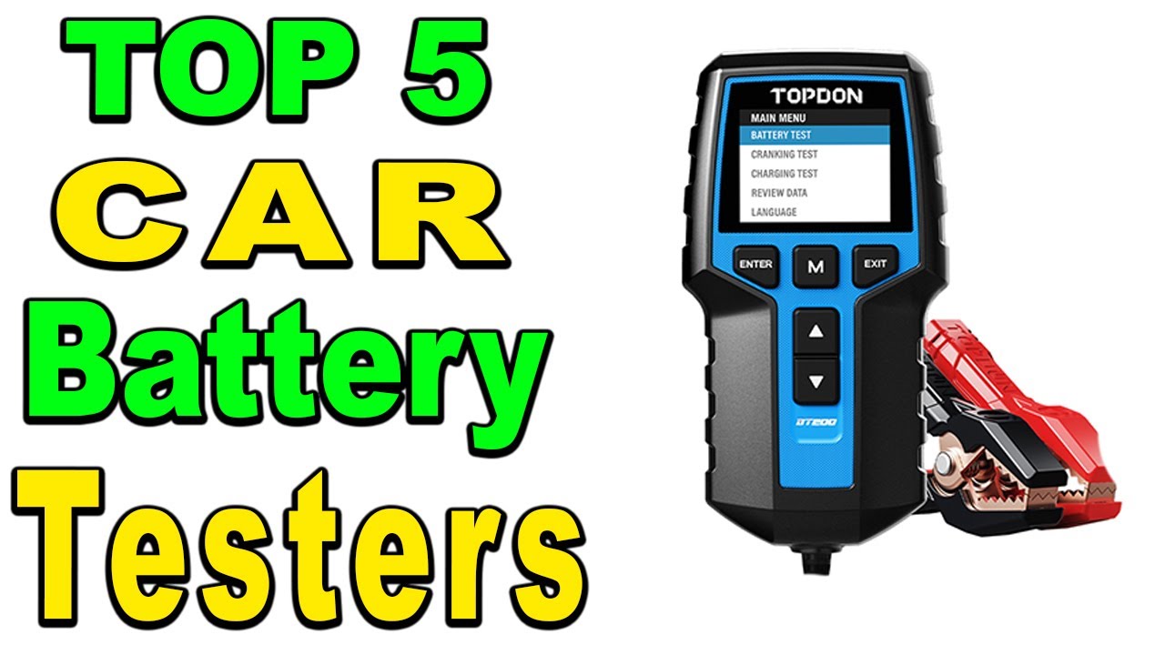 TOP 5 Best Car Battery Testers Review 2024 - YouTube