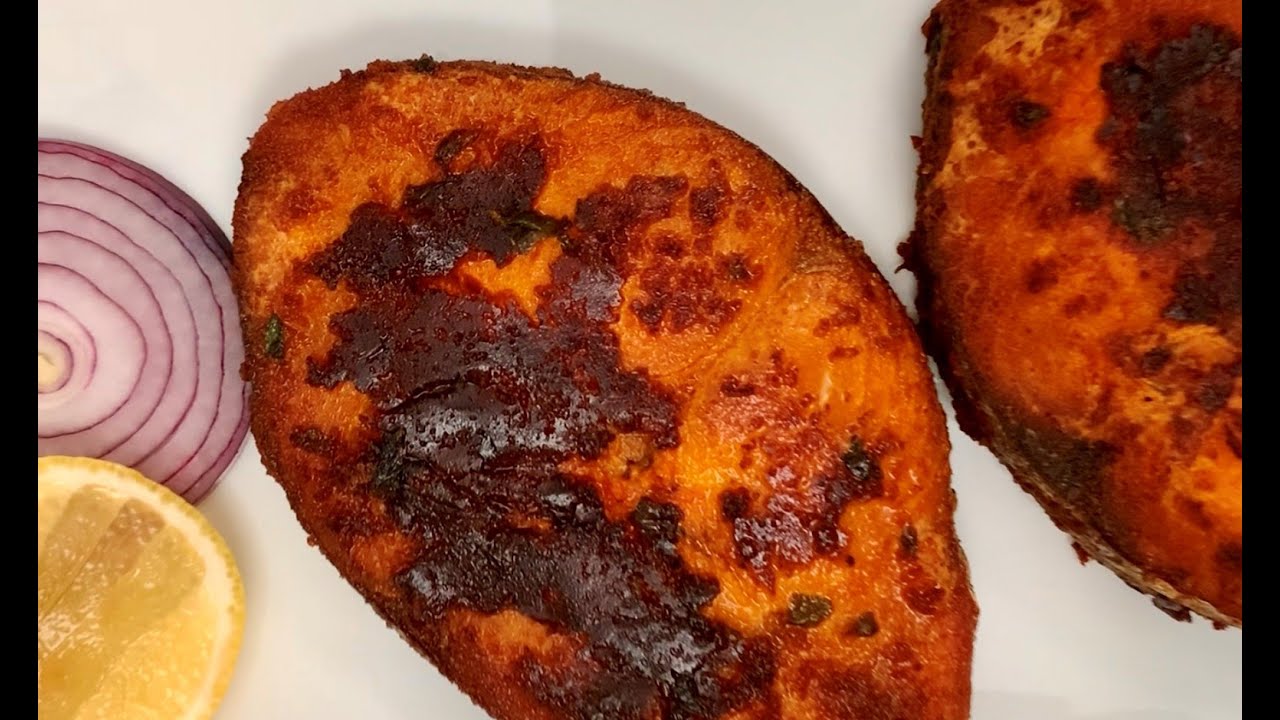 KING FISH FRY | SIMPLE SPICY FISH FRY | VANJARA MEEN VARUVAL - YouTube