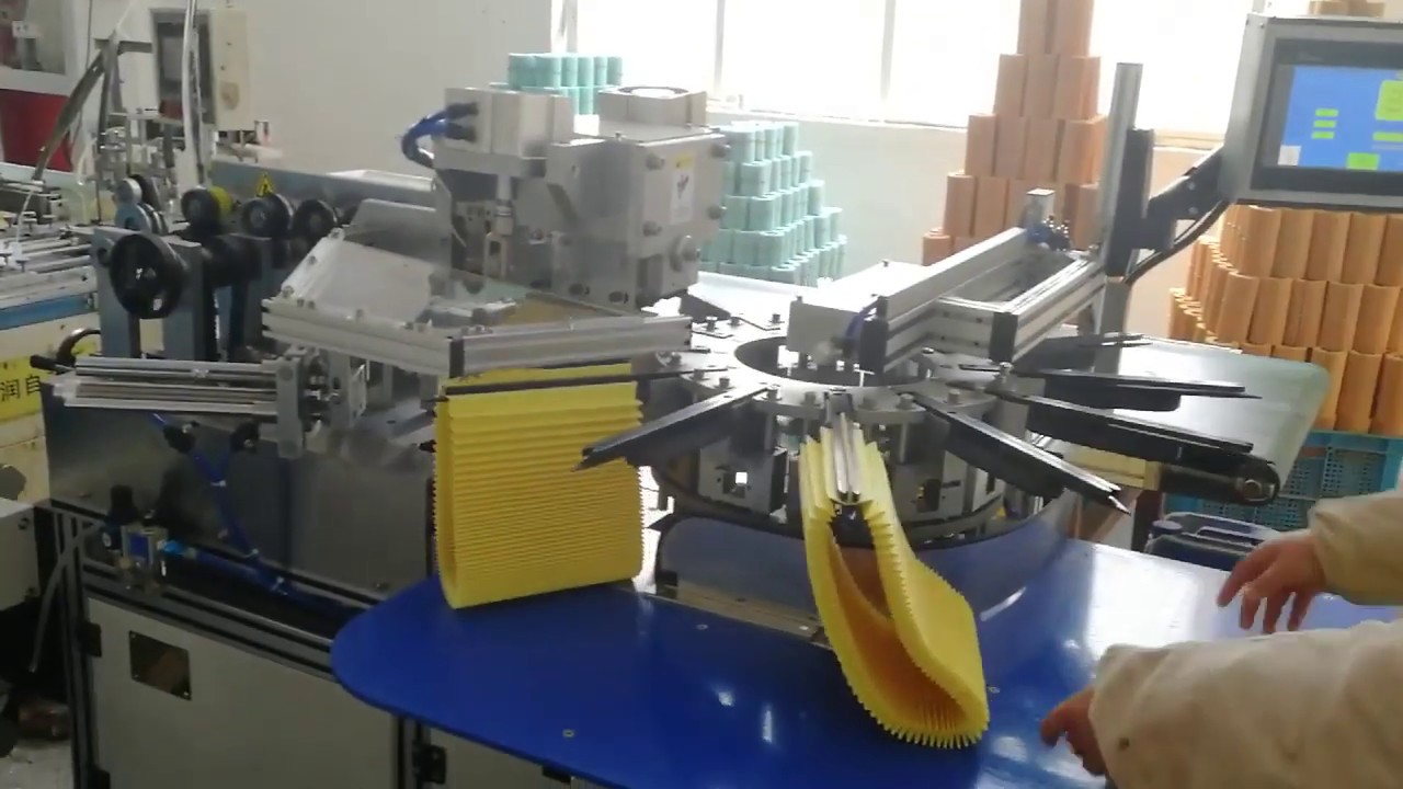 filter clipping machine - YouTube