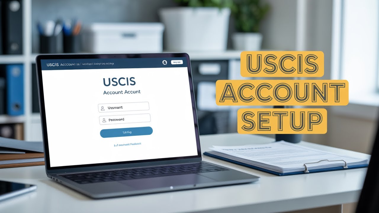 USCIS Account Setup – Create or Log In at my.uscis.gov_account - YouTube