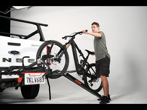 ＜Back Saver E-Bike Ramp with License Plate Holder＞How to Use- Max ...