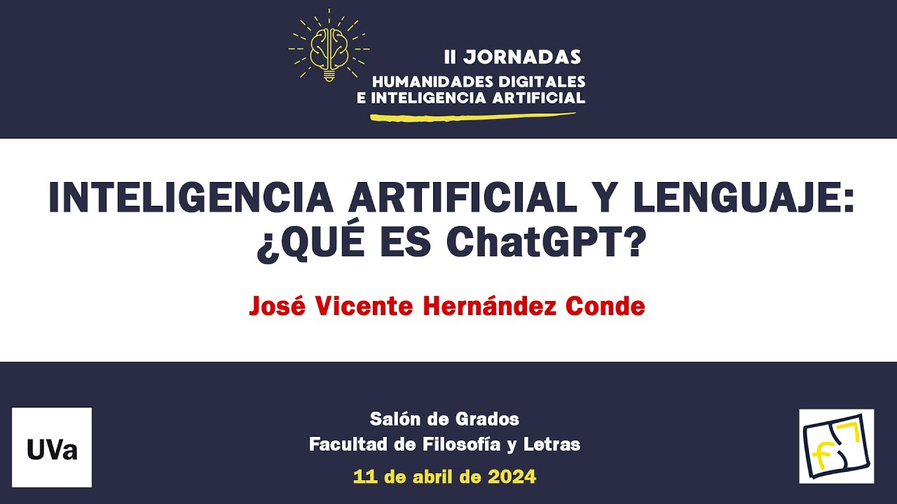 INTELIGENCIA ARTIFICIAL Y LENGUAJE: ¿QUÉ ES EL CHAT GPT? - YouTube