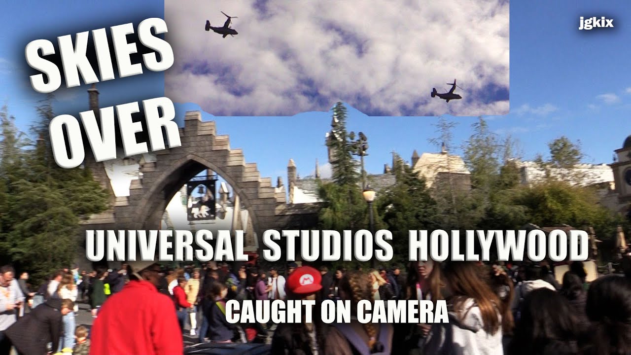 Above Universal Studios Hollywood Caught on Camera - YouTube